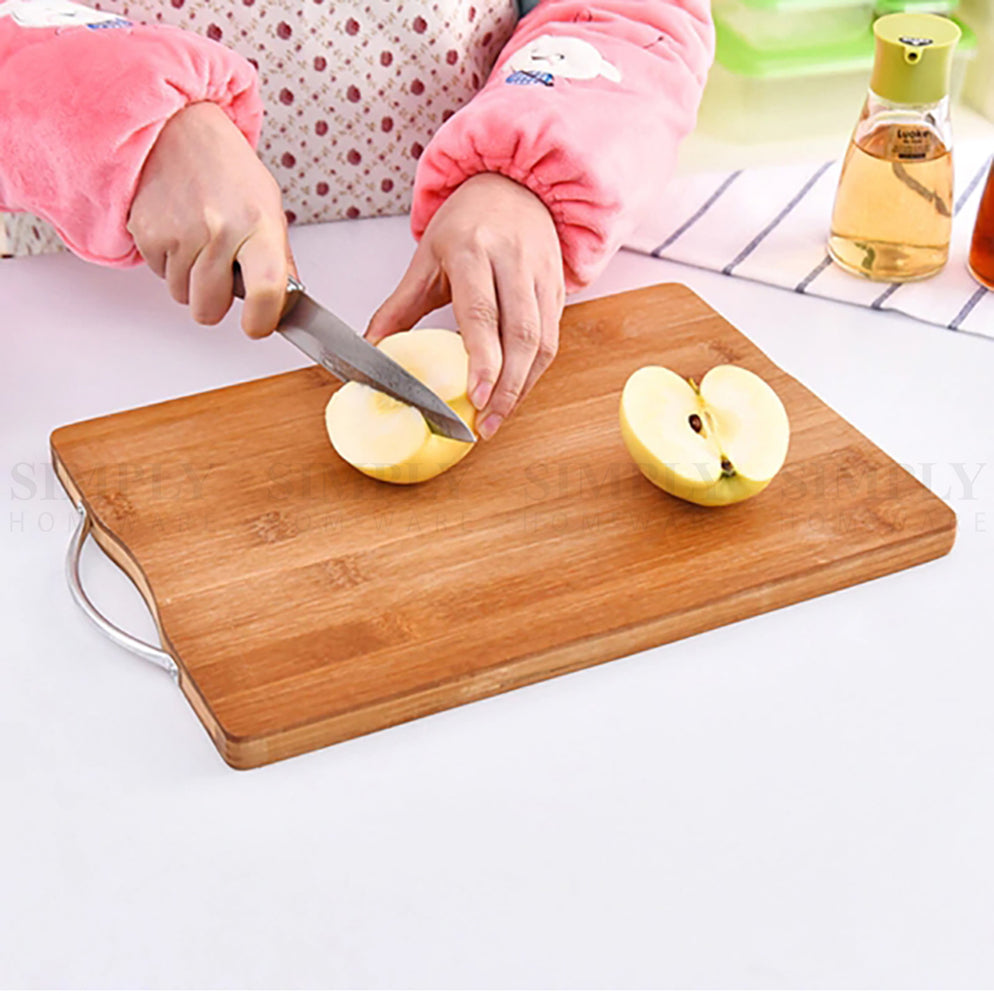 Home Bamboo Chopping Board Cutting Large Butchers Block Kitchen Chop ...
